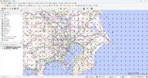 QGISで規則的な点群を作成する方法（規則的点群（regular points)）点群グリッド - GISつかいかた辞典 %GIS %QGIS