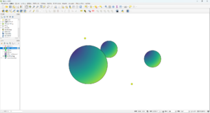 QGISの差分（difference）の使い方。点、ポリゴン、ラインの一部を抜く。 - GISつかいかた辞典